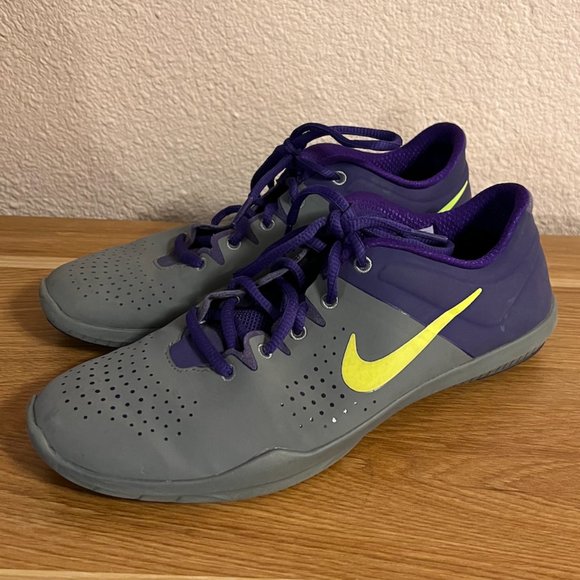 Nike | Shoes | Nike Fitsole Greypurplegreen Tennis Shoes | Poshmark